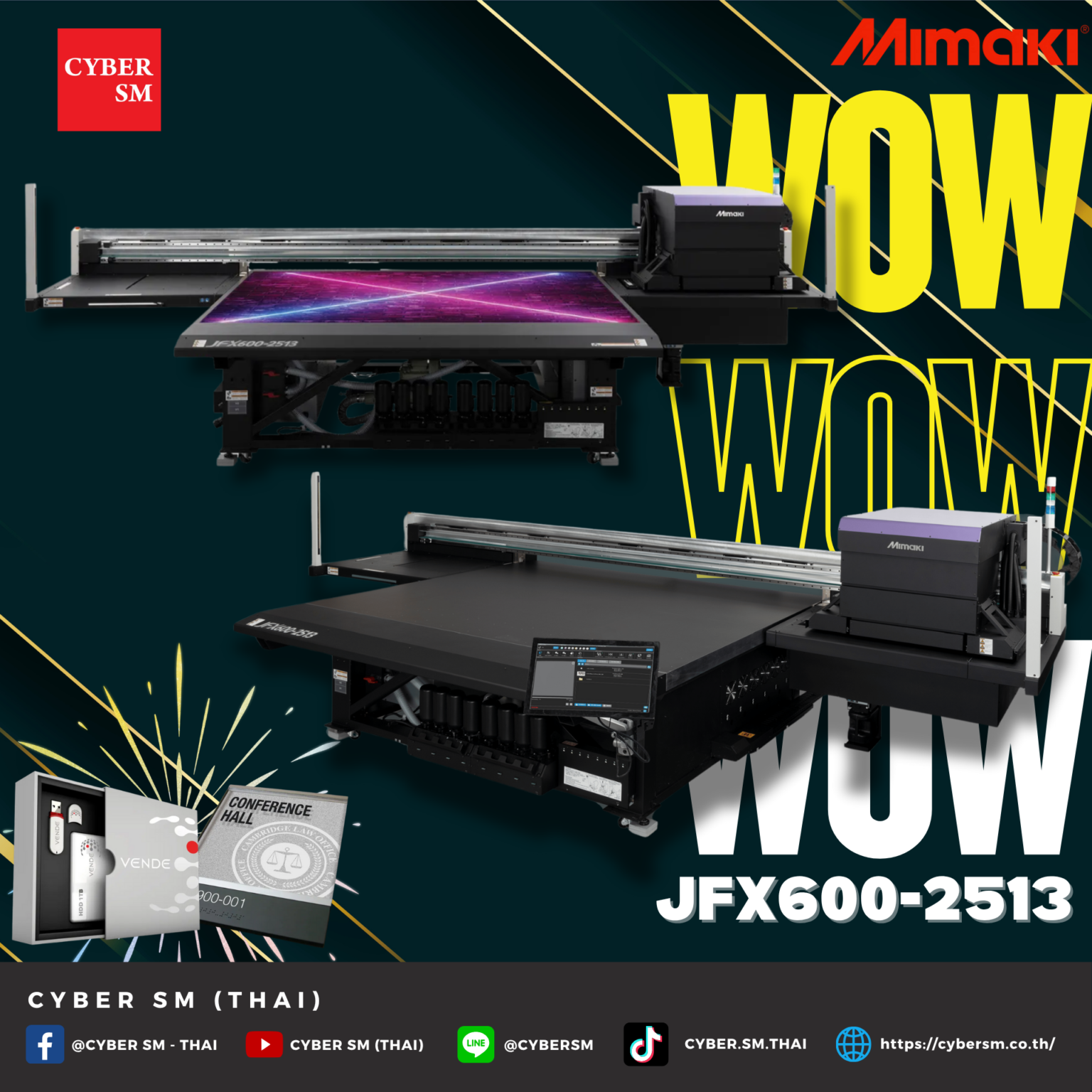 ยกระดับธุรกิจการพิมพ์ของคุณสู่มิติใหม่กับ Mimaki JFX600-2513